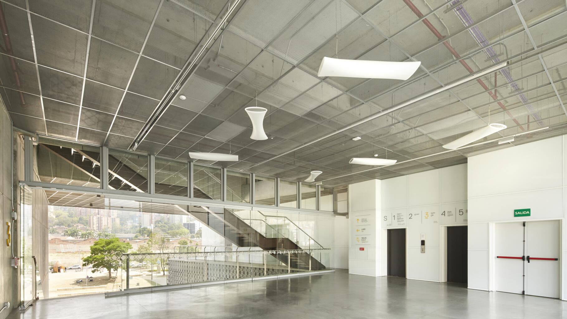 Cielo metálico Tile Lay-in MetalScreen • Hunter Douglas